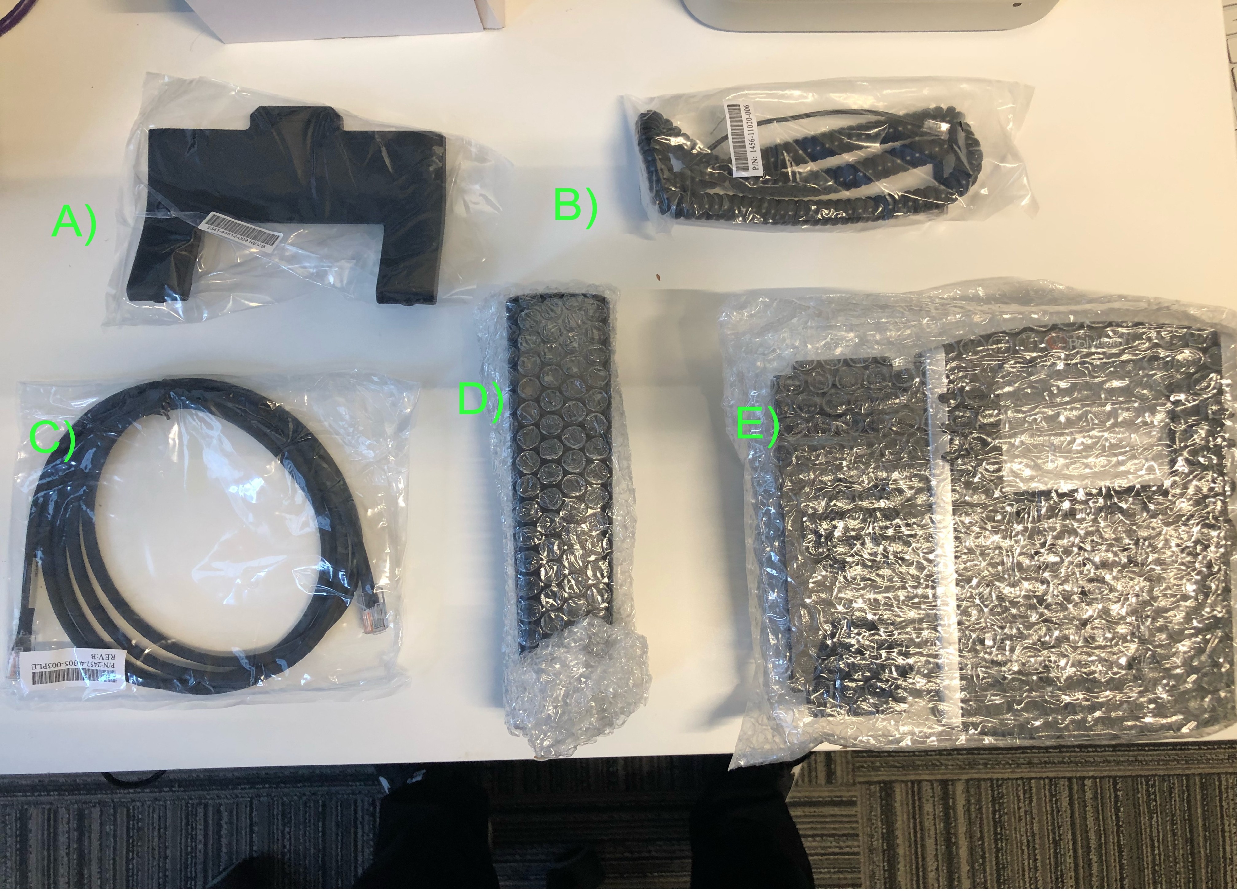 Polycom Phone | Setting up your new phones! Network connection, and MAC ...